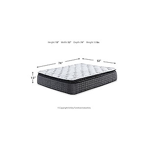 Signature Design by Ashley Full Size Limited Edition by 11 inch Plush Pillowtop Hybrid Mattress with Lumbar Support Gel Memory Foam
