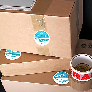 Valentine‘s Day Happy Mail Labels,Packing Wrapping Envelope Seals Baking Stickers,Extreme Happiness Labels for Small Business,2 Inch 500 Pcs Per Roll