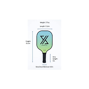 Pickleball Carbon Fiber Paddle - XZAKTLY - ACE