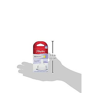 Playtex NaturaLatchNipple, Slow Flow, 2-Count