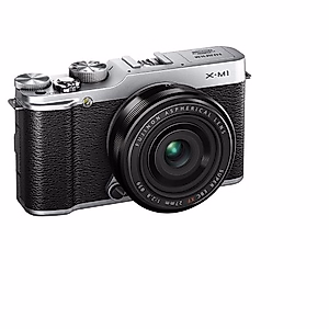 Fujifilm X-M1 Compact System 16MP Digital Camera with 3-Inch LCD Screen - Body Only (Silver)