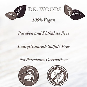 Dr. Woods Pure Peppermint Liquid Castile Soap with Pump, 32 Ounce