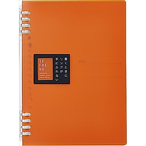 キングジム(Kingjim) KING JIM 9854TTE A5 TEFRENU Ring Notebook, Orange