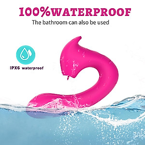 Anal Sex Toys for Women with APP Remote Control,Sex Toys Tongue Licking Vibrator with 10 Powerful Vibrations,Wearable G-Spot Dildo Toy Clitoral Rechargeable Gifts Stimulator Vibrador Massager