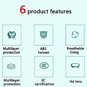 Adult Motorcycle Half Helmet, DOT Approved ABS Open Face Personalized Helmet, for Unisex Youth with Visor Goggles, Outdoor Chopper Scooter Moped Cruiser Electric Bicycle Helmet-F-54-61cm