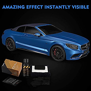 FORETOO 10H Ceramic Graphene Coating ,Upgraded Graphene UV Technology 10+ Years of Long Lasting ProtectionHigh Gloss Anti-Scartch Easy to Use,Stronger than Car Wax ,Use for all Car,Boat,Truck,RV Motorcycle 60ML