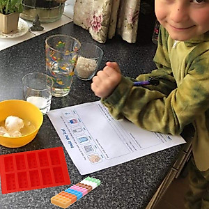 Metal Ice Cube Trays for Freezer with Easy Release Handle,and Building Brick Ice Tray or Candy Mold for Lego Fans,2pcs Ice Freezer Molds