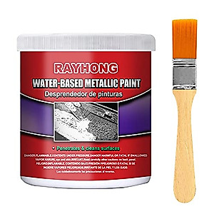 2PCS Rust Paint, Rust Preventive Coating, Water-Based Metal Rust Remover, Car Rust Remover Paste, Multi Purpose Anti-Rust Rust Remover Repair Protect, Rust Proofing Protection for Truck Mower Car