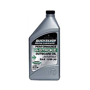 AMRQ-92-8M0078616 Quicksilver 10W-30 4-Stroke Outboard Oil - Quart