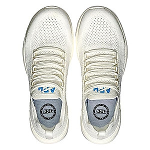 Athletic Propulsion Labs Women's Techloom Breeze Shoes, Ivory/Coastal Blue, 9