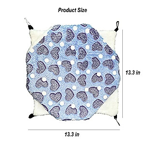 2 Pieces Guinea Pig Rat Hammock, Bunkbed Guinea Pet Small Animal Hanging Hammock Hamster Ferret Cage Accessories Toys Bed for Small Animals Chinchilla Parrot Ferret Squirrel Sugar Glider Playing