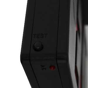 LFI Lights | Red Exit Sign | All LED | Black Thermoplastic Housing | Hardwired with Battery Backup | Optional Double Face and Knock Out Arrows Included | UL Listed | LED-R-B