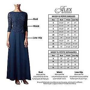 Alex Evenings Women's Slimming Short Sheath 3/4 Sleeve Cocktail Dress, Wedding Guest (Petite and Regular Sizes), Charcoal, 10