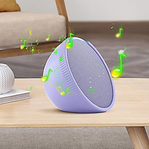 sikiwind Speaker Cover, Silicone Au-dio Box Cover Case Waterproof Speaker Protective Sleeve Shockproof Anti Drop Accessories for Amazon Echo Pop