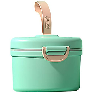 Happiddler Baby Formula Dispenser, Portable Milk Powder Container - for Toddler Travel, Bedroom Candy Fruit Snack Cups (Small, 2. Green)