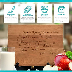 Blue Ridge Mountain Gifts Personalized Laser Engraved Recipe Cutting Board - Wood Cutting Board - Custom Cutting Boards - Great as Wedding Gifts, Mothers Day Gifts, Mother In Law Gifts, Marriage Gifts
