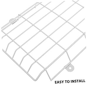 PAMINGONO Exit Light Wall Mounted Wire Guard Exit Sign Light Wire Guard Exit Sign Damage Stopper Exit Sign Wire Guard Emergency Light Protector Emergency Lighting Cage Protection White Iron