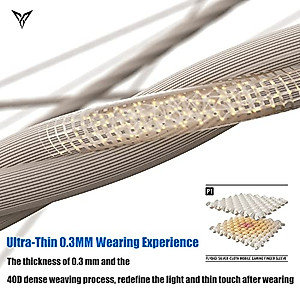 Flydigi P1 Lite 10 Pair Silver-Cloth Mobile Gaming Finger Sleeve, Exclusive Custom FlySilver Superconducting Silver Cloth, 0.3mm Extremely Thin Material, Zero Touch, Breathable, Extremely Sensitive