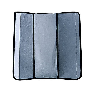 Auto Seat Belt Pillow Car Safety Belt Protect,Shoulder Pad,Adjust Vehicle Seat Belt Cushion for Children,Kids Seatbelt Pillow 2 Packs (Gray,Blue)