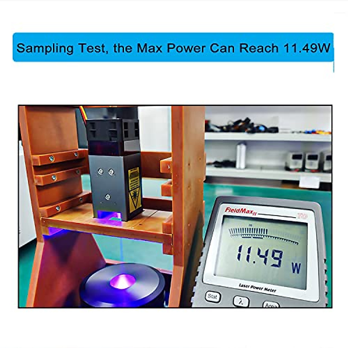 ZBAITU C80 80W Laser Module Kit, 10W Optical Diode Laser Module for Engraver Cutter, 10W Laser Head for DIY Metal Wood Leather Acrylic Glass, Compatible Most Laser Engraving Cutting Machine, 12V