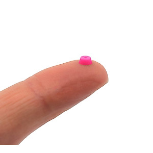 Teak Tuning Bubble Bushings Pro Duro Series, Dark Pink - Loose (61A) - Custom Molded Fingerboard Tuning