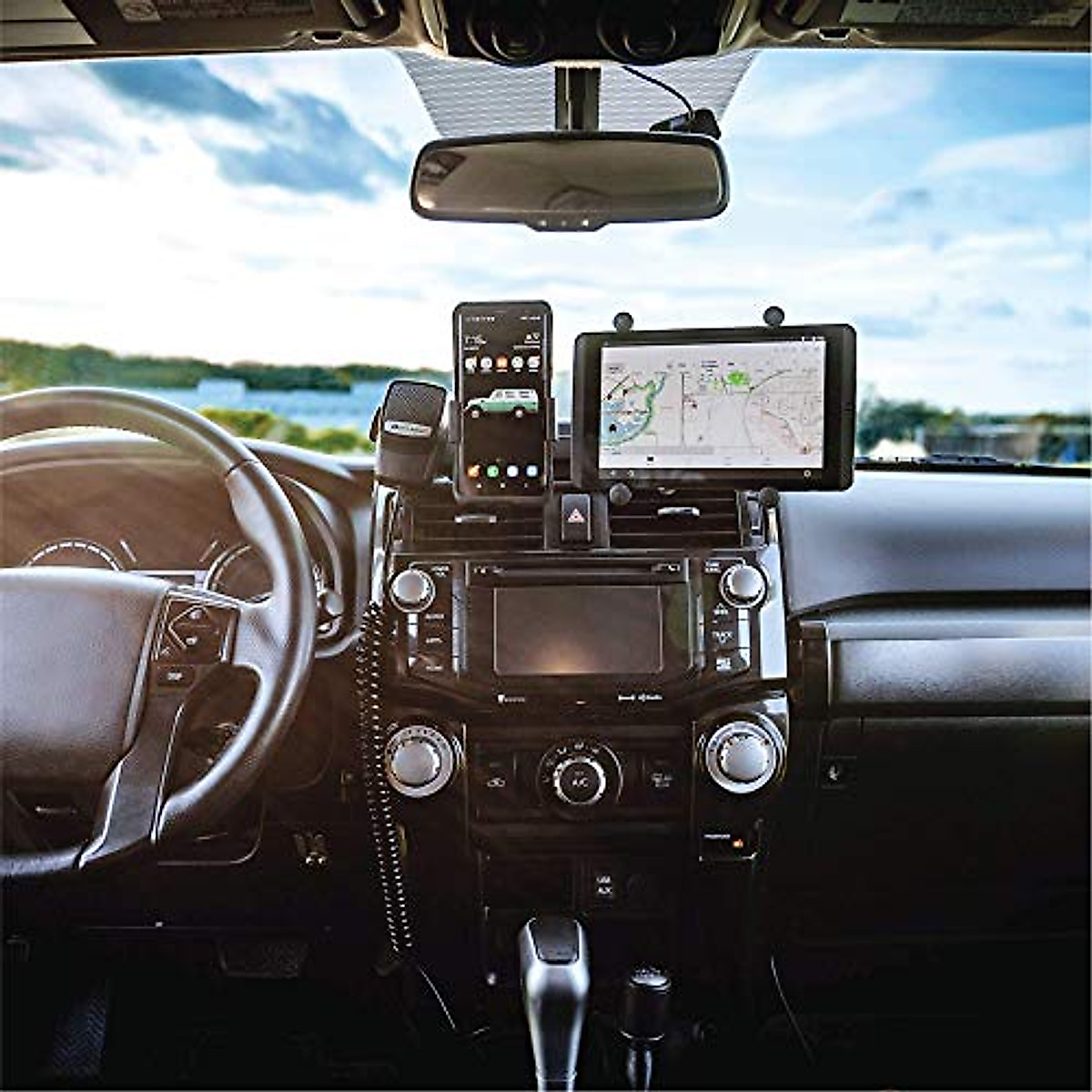 Midland – 100LWX 40 Channel CB Radio with NOAA Weather Scan Alert - Digital Tuning and LCD Display