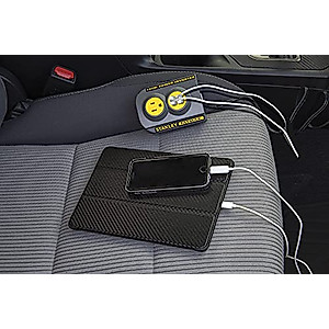 STANLEY FATMAX PCI140 140W Power Inverter: 12V DC to 120V AC Power Outlet with Dual USB Ports