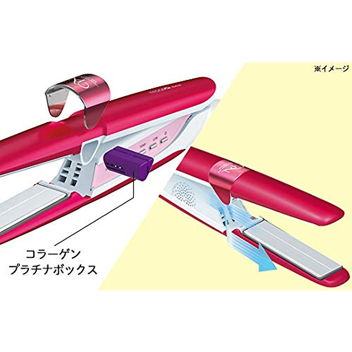 Tescom Collagen, Platinum and Nano-Sized Mist Starightener (Japan) - Platinum White