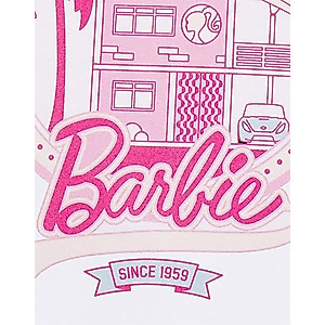 Barbie Women's Malibu Off Campus White T-Shirt | Iconic Brand | Fashionable Short Sleeved | Comfortable Retro Fit Movie Merchandise - X-Large
