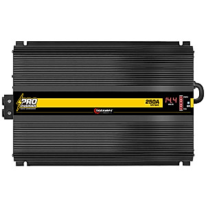 Taramps Pro Charger 250A Battery Charger Car Audio System Power Supply 3600 Watts Max Output Power Rating 220VAC Input Voltage Voltmeter Led Indicator