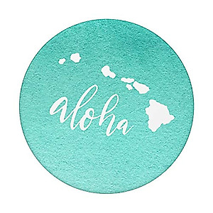 Aloha Hawaiian islands Hawaii PopSockets PopGrip: Swappable Grip for Phones & Tablets