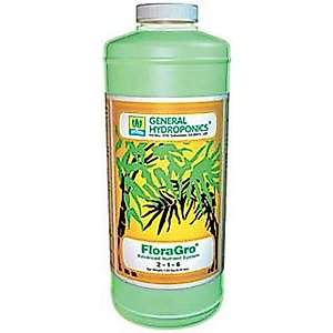 General Hydroponics FloraGro 2-1-6 - 6 Gallon