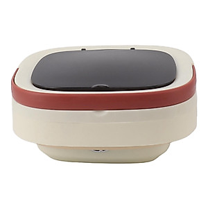 Portable Washing Machine, Mini Foldable Washer and Spin Dryer with Drain Bucket, Lightweight for Outdoor, Apartment, Laundry, Camping, RV, Travel, Underwear, (US Plug)