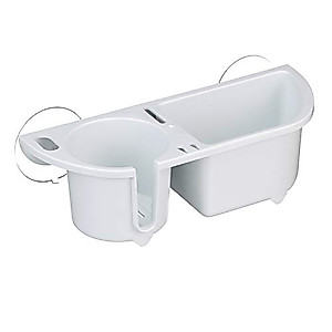 Seachoice Cruisin' Caddy, UV-Resistant Marine Boat Beverage and Item Organizer, White