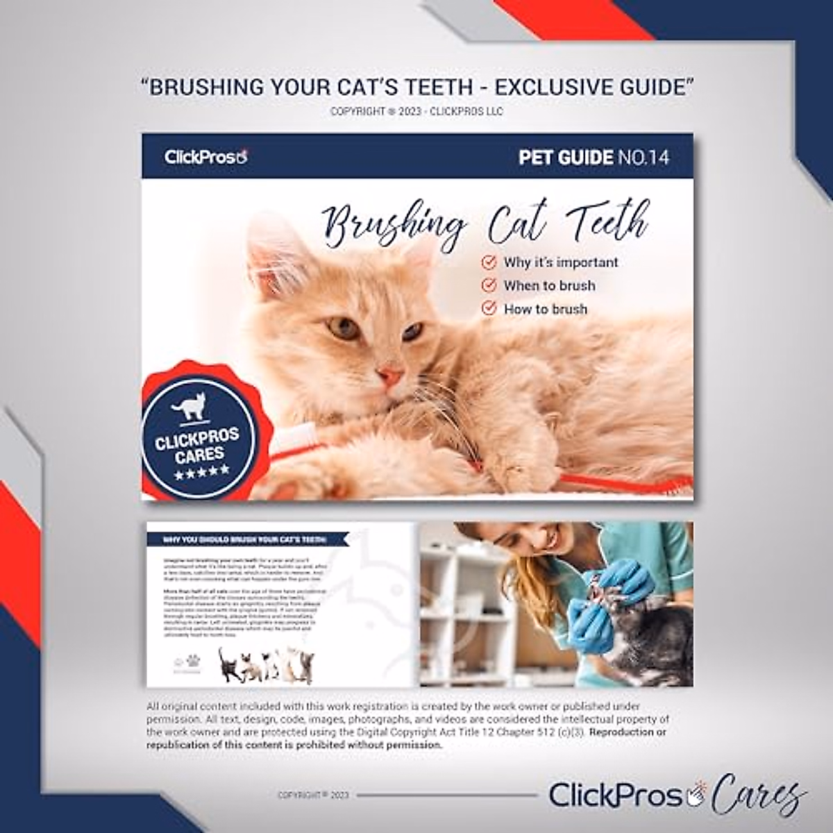 ClickPros Friskies Dry Cat Food Seafood Sensations Bundle | Includes 2 Bags of Friskies Dry Cat Food Salmon, Tuna, and Shrimp Flavors (3.15 LB) Pet Guide and 2 Toothbrushes!