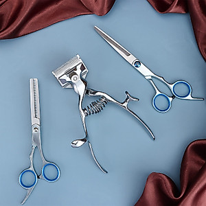 PIAOPIAONIU Manual Clippers Haircut Old Fashion Hand Hair Clipper With 2 Hair Cutting Scissors,Portable Hand Push Haircut Low Noise Non-Electric Hair Cutter for Hair Removal