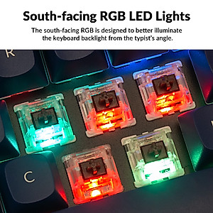 Keychron Q2 Wired Custom Mechanical Keyboard, QMK/VIA Programmable Macro, Full Aluminum, Hot-Swappable Gateron G Pro Brown Switch, 65% Layout Double Gasket Compatible with Mac and Windows - Blue