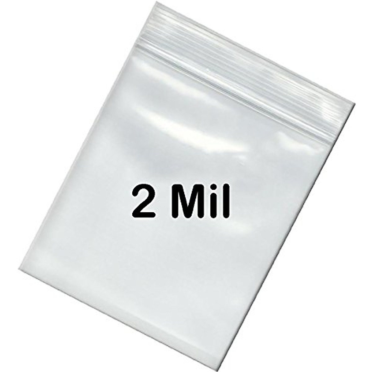 BNY Corner 2 Mil 5x10 Space Saver Reclosable Poly Ziplock Bag 5" x 10" - 1000 Counts