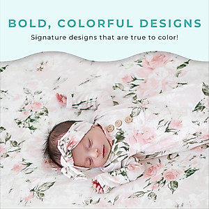 Posh Peanut Fitted Crib Sheet, Soft Viscose from Bamboo Fabric, Standard Crib and Toddler Mattresses 52" by 28" (Vintage Pink Rose)