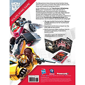 Transformers Roleplaying Game: Beacon Of Hope Adventure & GM Screen - Expansion Adventure For 1st - 2nd Level Players, Includes 36 Page RPG Booklet & Game Master Screen, Tabletop RPG Story & Accessory