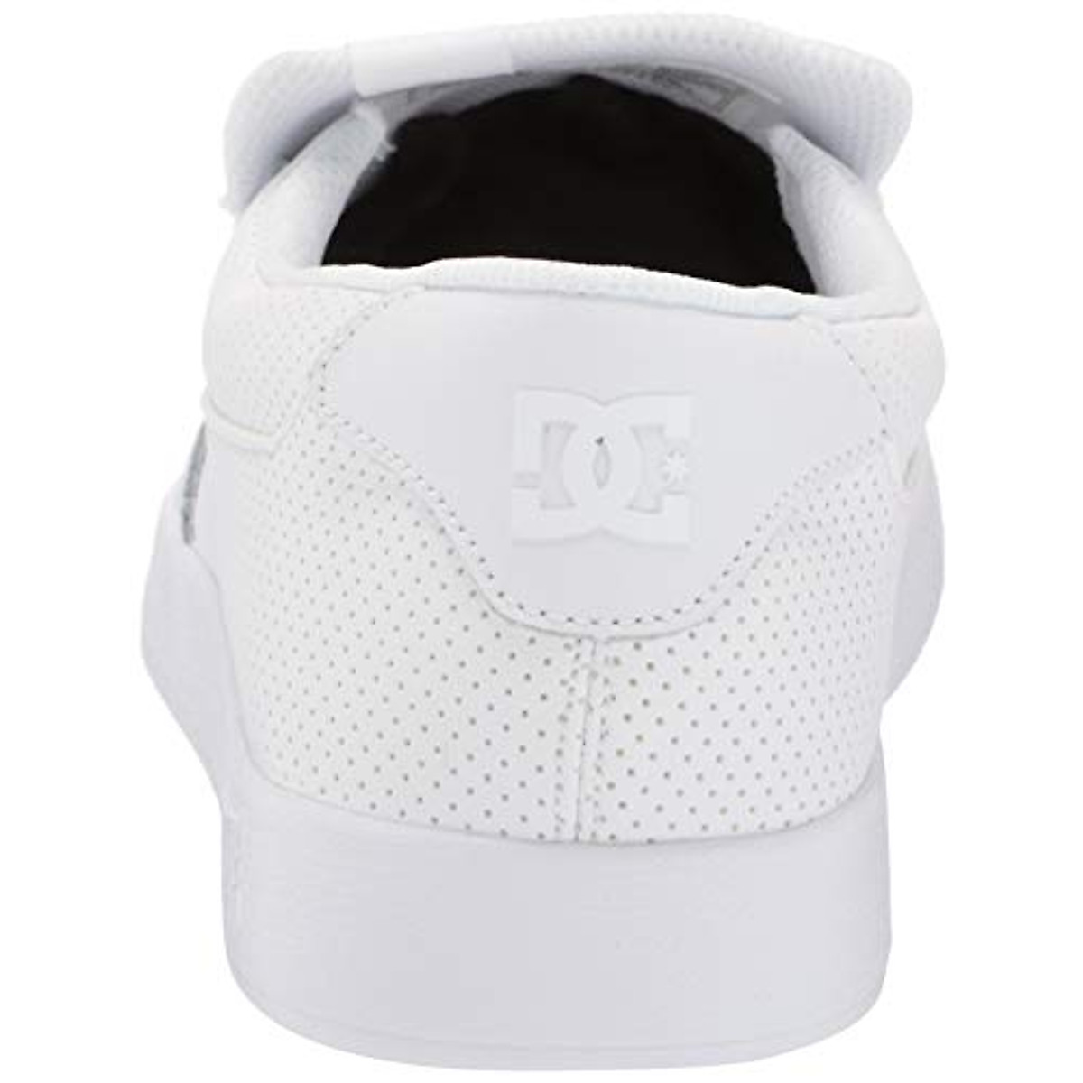 DC Men's Villain 2 Casual Slip On Skate Shoe Slipper, White, 13 D M US