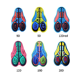 Cycling Shorts Gel Pad, Soft Seat Pad Silicone Cushion Anti Shock Shorts Riding Base Shockproof Bicycle Underwear Pads