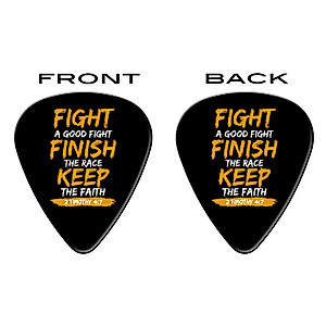 12 Bible Verse Christian Guitar Picks, Worship Guitar Picks Guitar Picks for Christians, Learn to Play Guitar, Gift, Guitar, Bible Quote Guitar Picks, Cross Guitar Picks, (Bible Quote Guitar Picks)