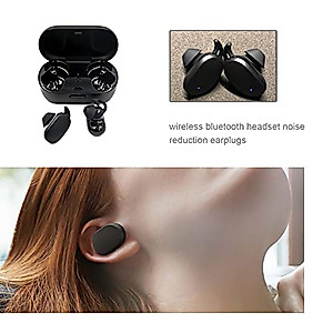 3 Pairs Earbuds Cover Silicone Earhooks Ear Loops in-Ear Earbuds Tips with Wings Compatible with Bo-se QuietComfort and Sport Earphones S M L Black