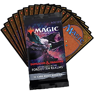Magic: The Gathering Adventures in the Forgotten Realms Draft Booster Box | 36 Packs (540 Magic Cards)