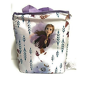 Disney Frozen 2 - Magical Journey - Lavender, Plum and White 4 Piece Toddler Bed Set with Comforter, Fitted Bottom Sheet, Flat Top Sheet, Reversible Pillowcase