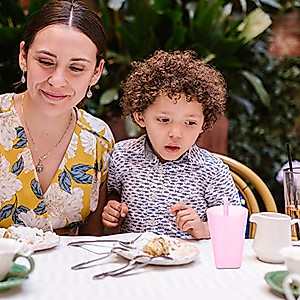 EXCEART Sippy Cup 4PC Sippy Cups Plastic Cups with Built- in Straw Candy Color Water Container Drinking Cups Toddler Drinking Cups Milk Cups Straw Cups for Children Kids Water Cup(Random Color)