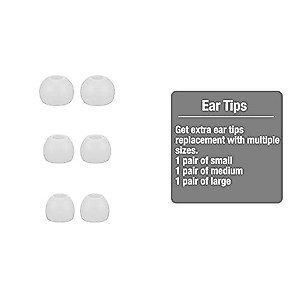 GADGET.COOL 4 Pack in-Ear Headphones with Microphone and Extra Ear Tip Replacements, Balance and Clear Sound Quality, Hands-Free Call, Comfortable Fit, for iPhone Smart Mobile Phone Tablet Laptop