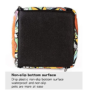 Portable Guinea Pig Carrier Hamster Harness and Leash for Small Animal Carrier Bag Guinea Pig Hedgehogs Squirrels Travel Carrier with Detachable Strap