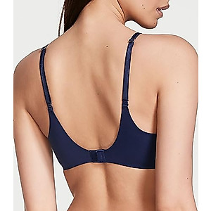 Victoria's Secret Love Cloud Lightly Lined T Shirt Demi Bra, Bras for Women, Ensign, 38DDD